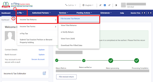 How to Open JSON File in Income Tax Portal?