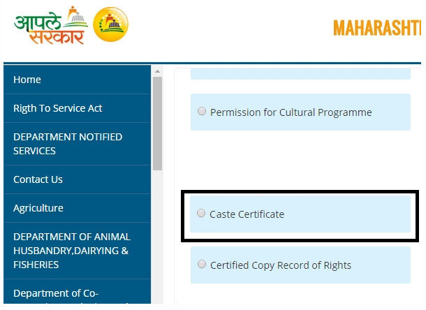 How To Get Caste Certificate Online Maharashtra 